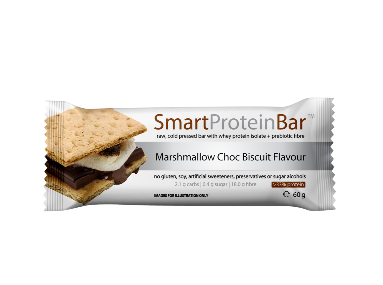 Marshmallow Choc Biscuit Smart Bar | Smart Bars for health conscious ...